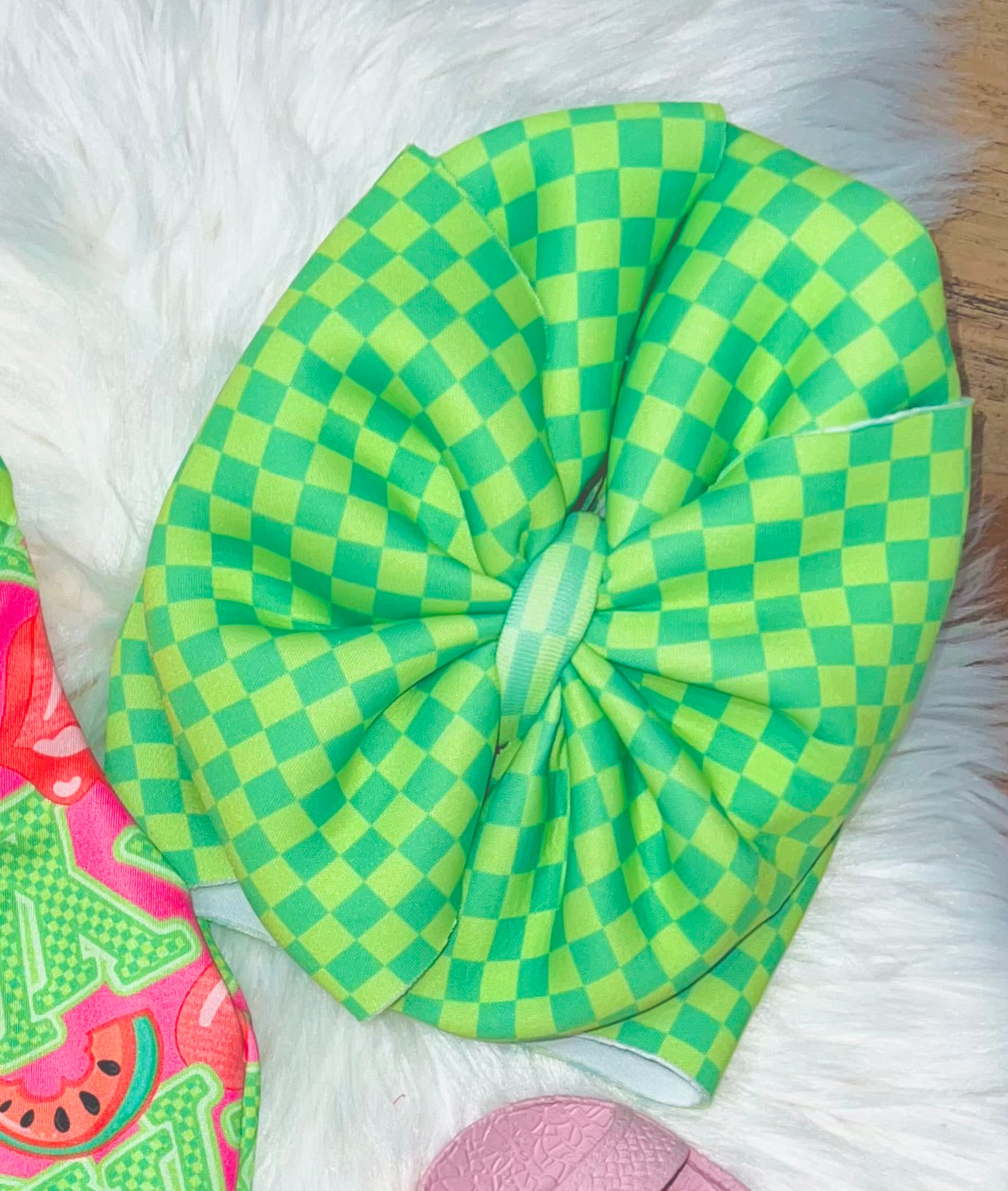 Green checker – LONDYN LEES